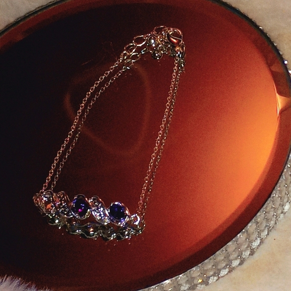 NRT | Jewelry | Vintage Nrt Hallmarked Silver Necklace With Blue ...